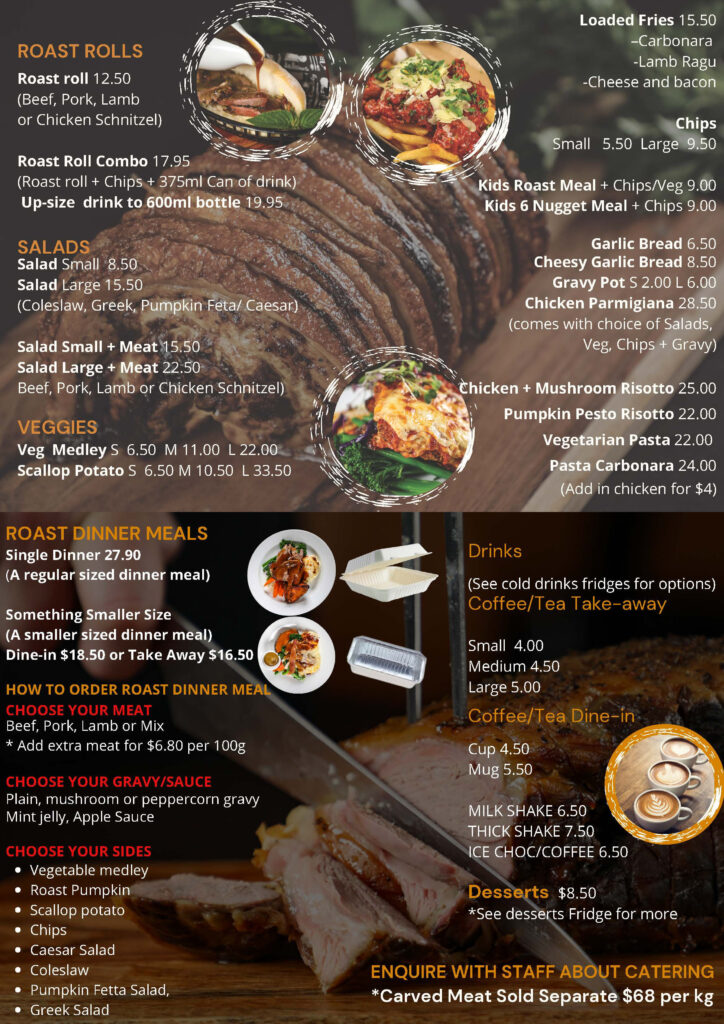 Menu – Carvery King